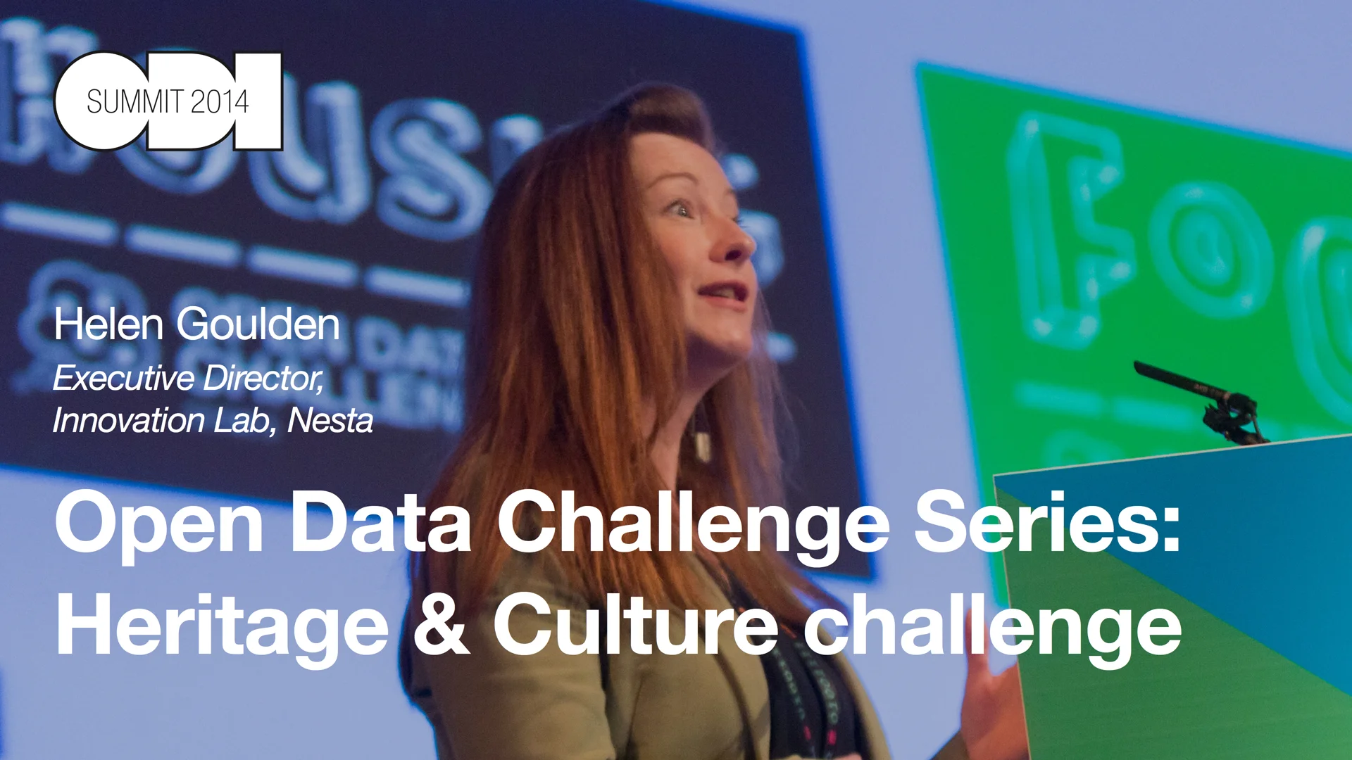 Open Data Challenge Series: Heritage & culture challenge launch on Vimeo