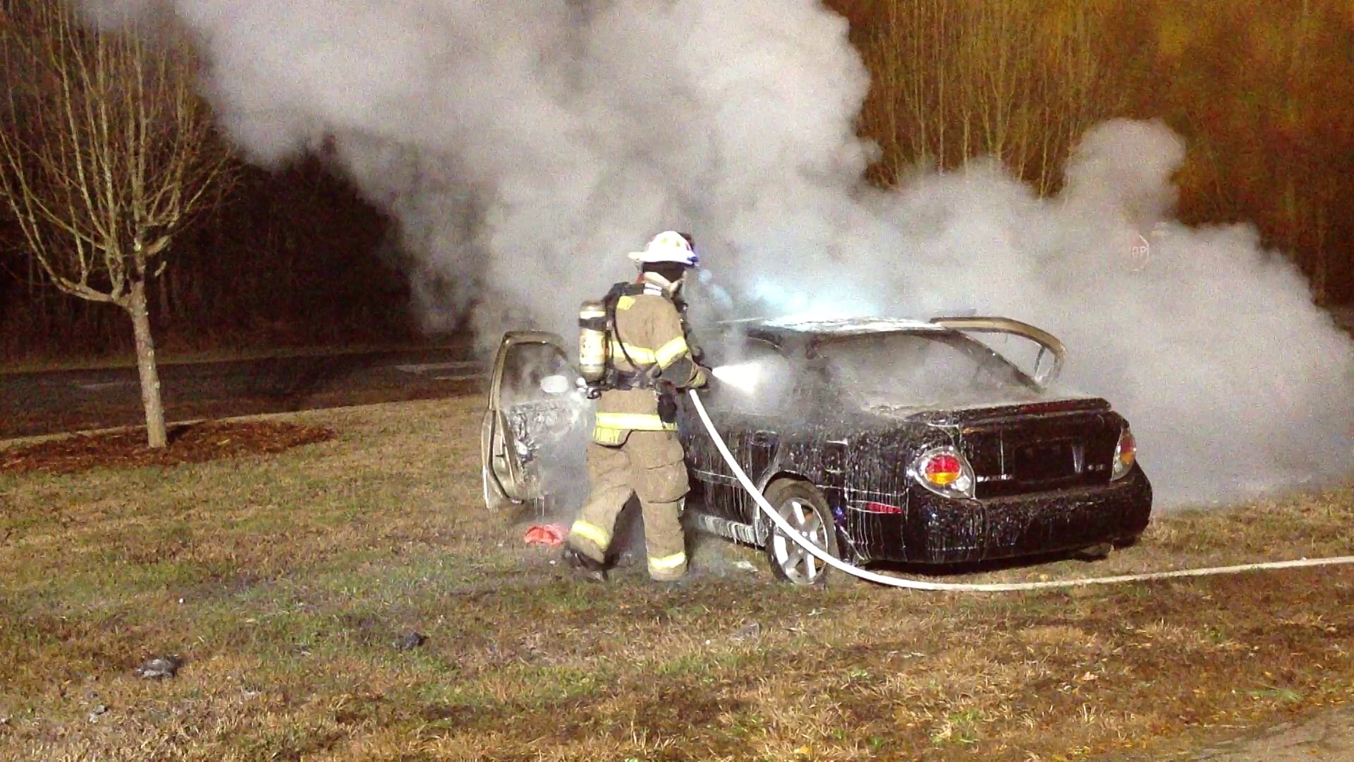 Enforcer 60 Gallon Car Fire on Vimeo