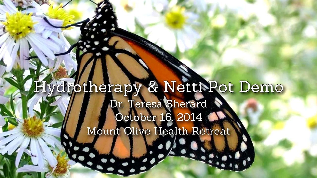 RLC14 - 03 Hydrotherapy & Netti Pot Demo on Vimeo