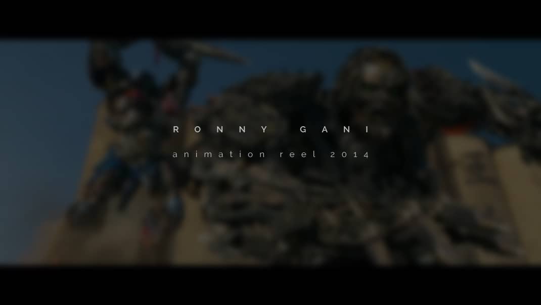 Ronny Gani - Animation Reel 2014 on Vimeo