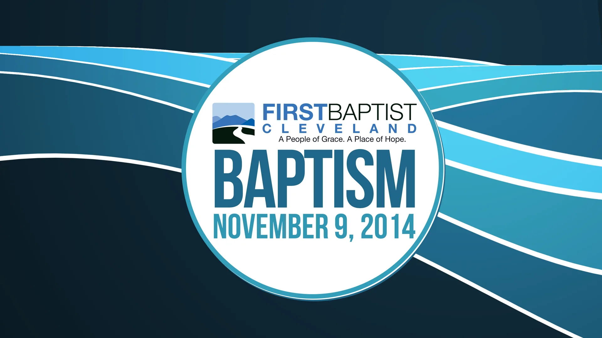 Celebration of Believer's Baptism – November 2014