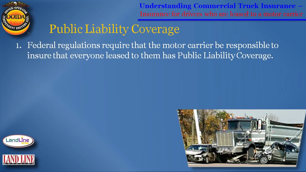 OOIDA Insurance Module - Understanding Truck Insurance (Part 1) on Vimeo