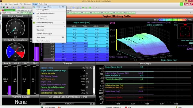MoTeC M1 Software Tutorial: Downloading and Viewing an M1 Log file
