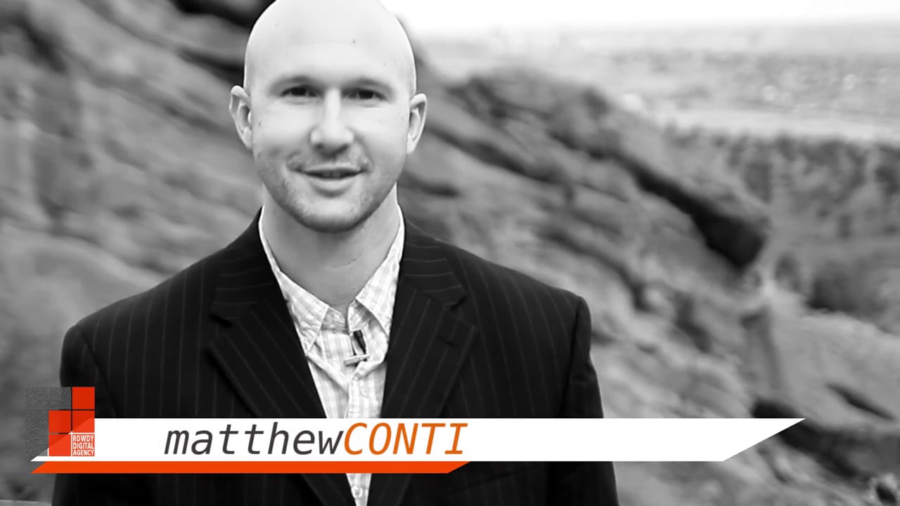 Matt Conti Video Introduction Rowdy Digital on Vimeo