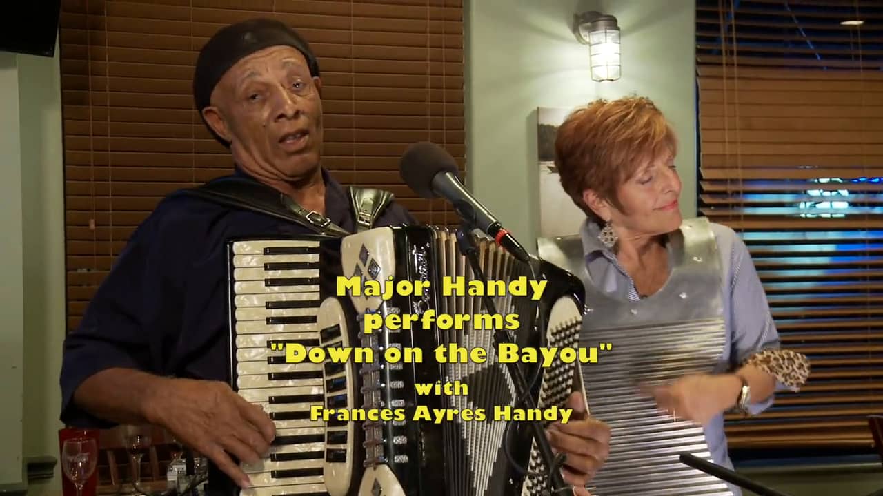 Major Handy (w/Frances Ayres Handy) performing "Down on the Bayou" on Vimeo
