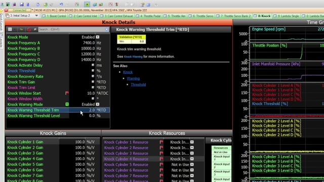 MoTeC M1 Software Tutorial: Knock Control