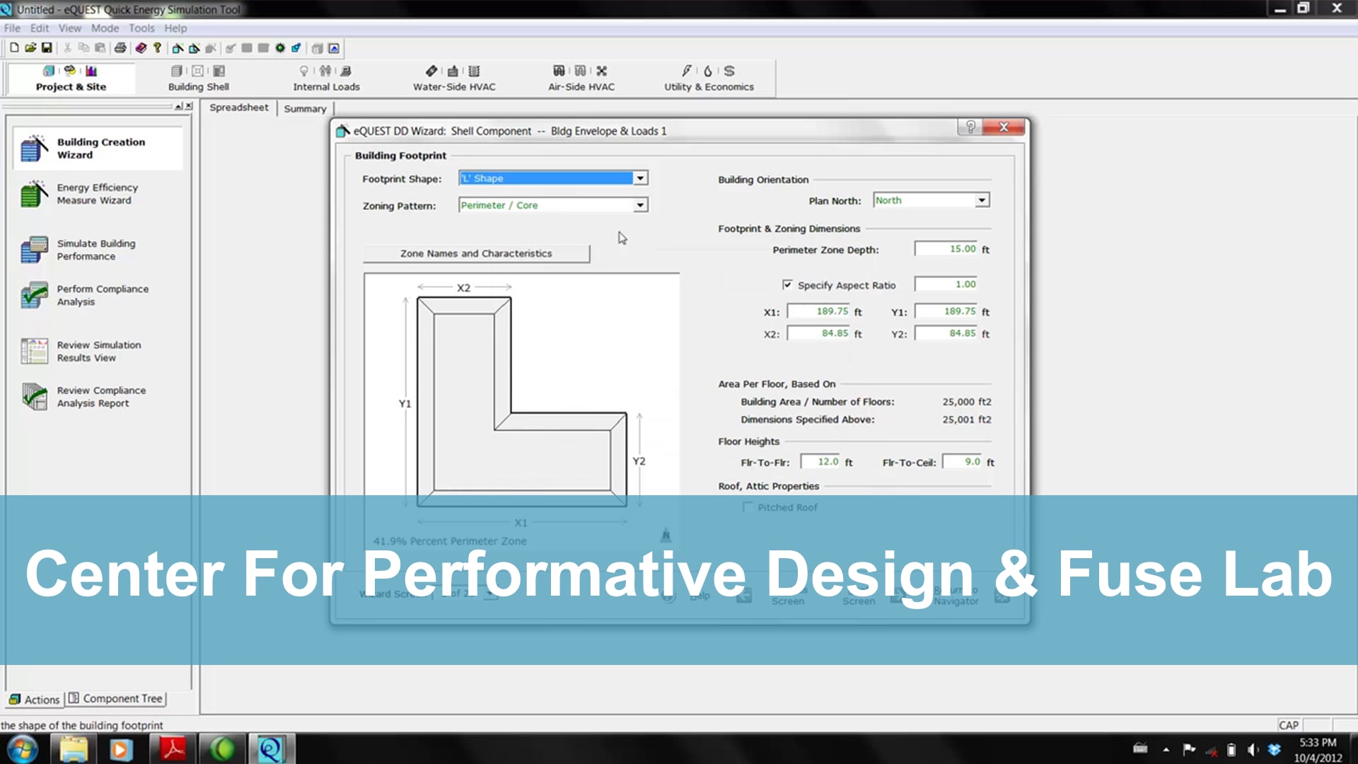 eQuest: Modeling Introduction on Vimeo