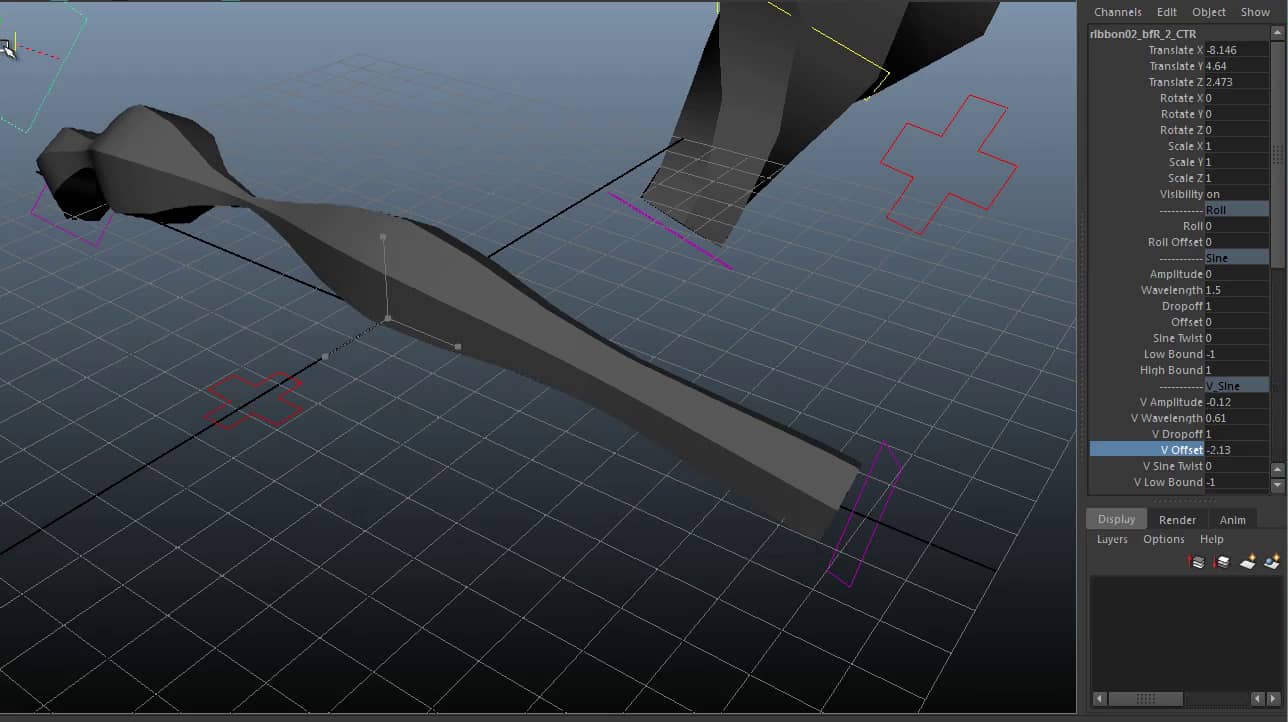 Beef Ribbon Builder - a Python tool to create nurbs plane based spine rigs. on Vimeo