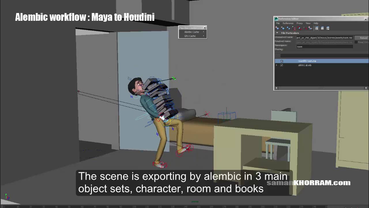 Alembic Workflow: Maya To Houdini on Vimeo