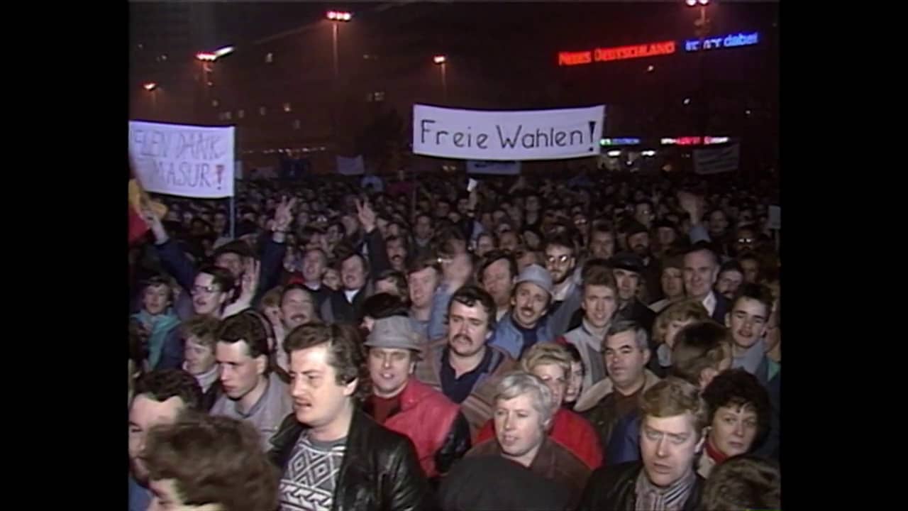 Leipzig, East Germany Monday demonstrations fall of 1989 ABC News John ...