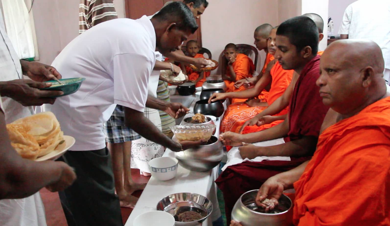 breakfast for the Buddha, monks and hungry ghosts on Vimeo