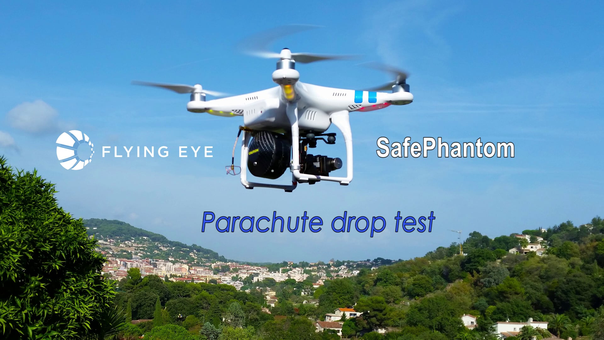 Flying Eye SafePhantom - parachute drop test! on Vimeo