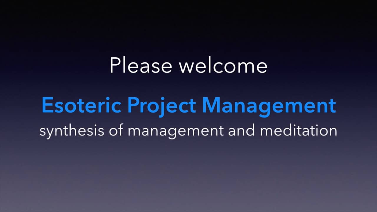 Introduction to Esoteric Project Management on Vimeo