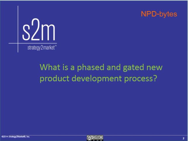The phased and gated product development process on Vimeo