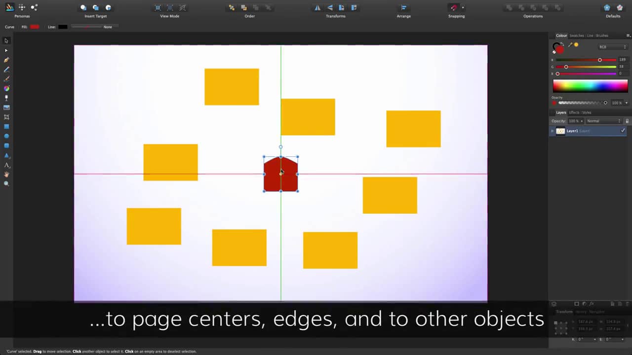 Affinity Designer - Snapping Basics on Vimeo