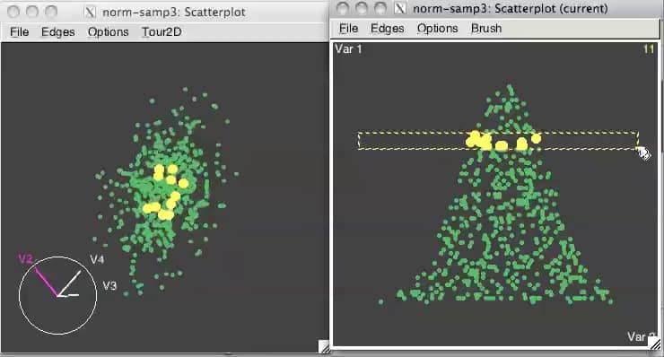 Exploring a 3D multivariate normal density function on Vimeo