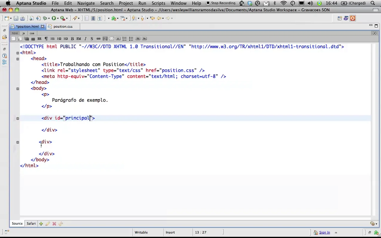XHTML5.2-position on Vimeo