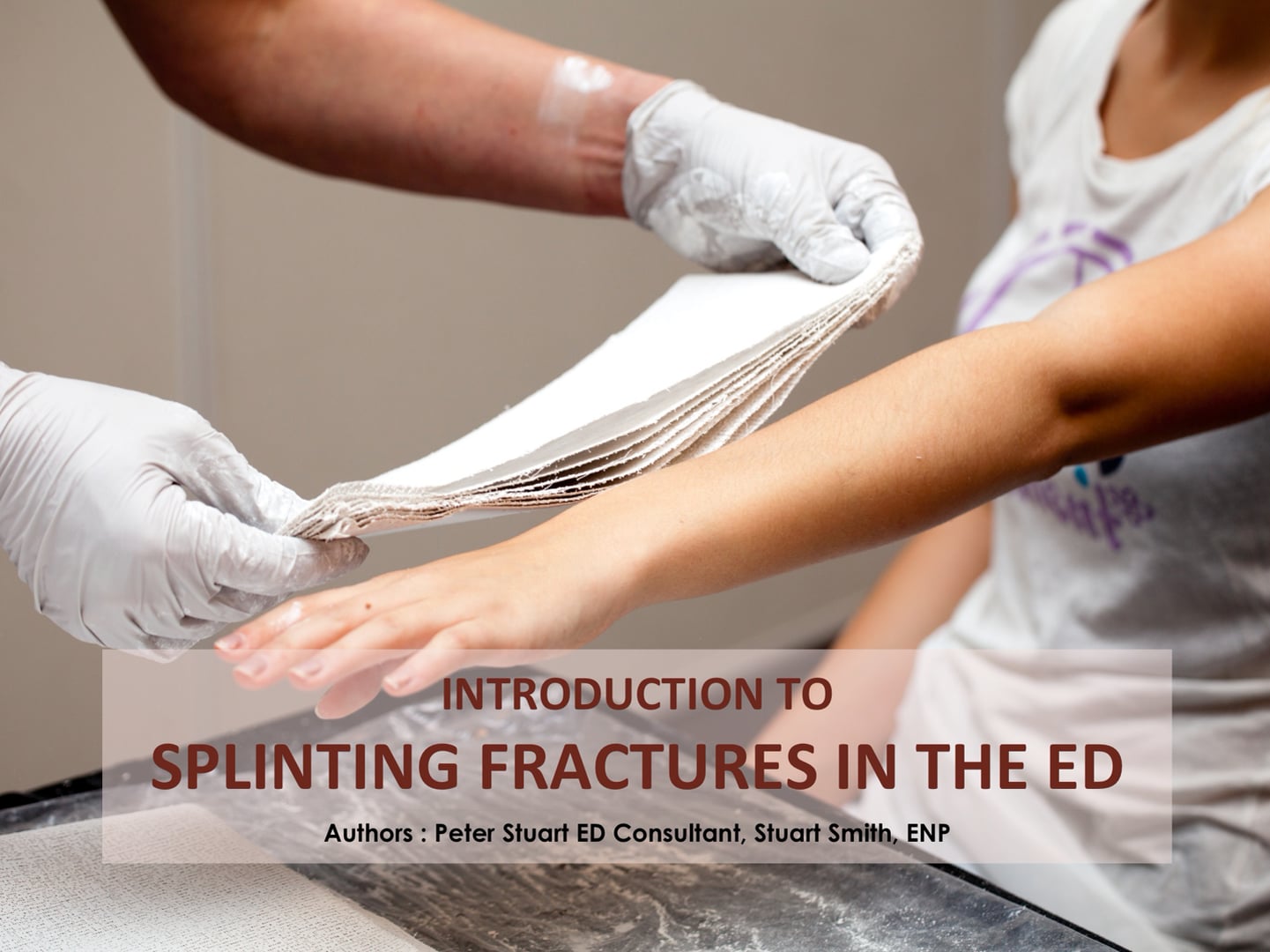 Plaster Splinting 1 on Vimeo