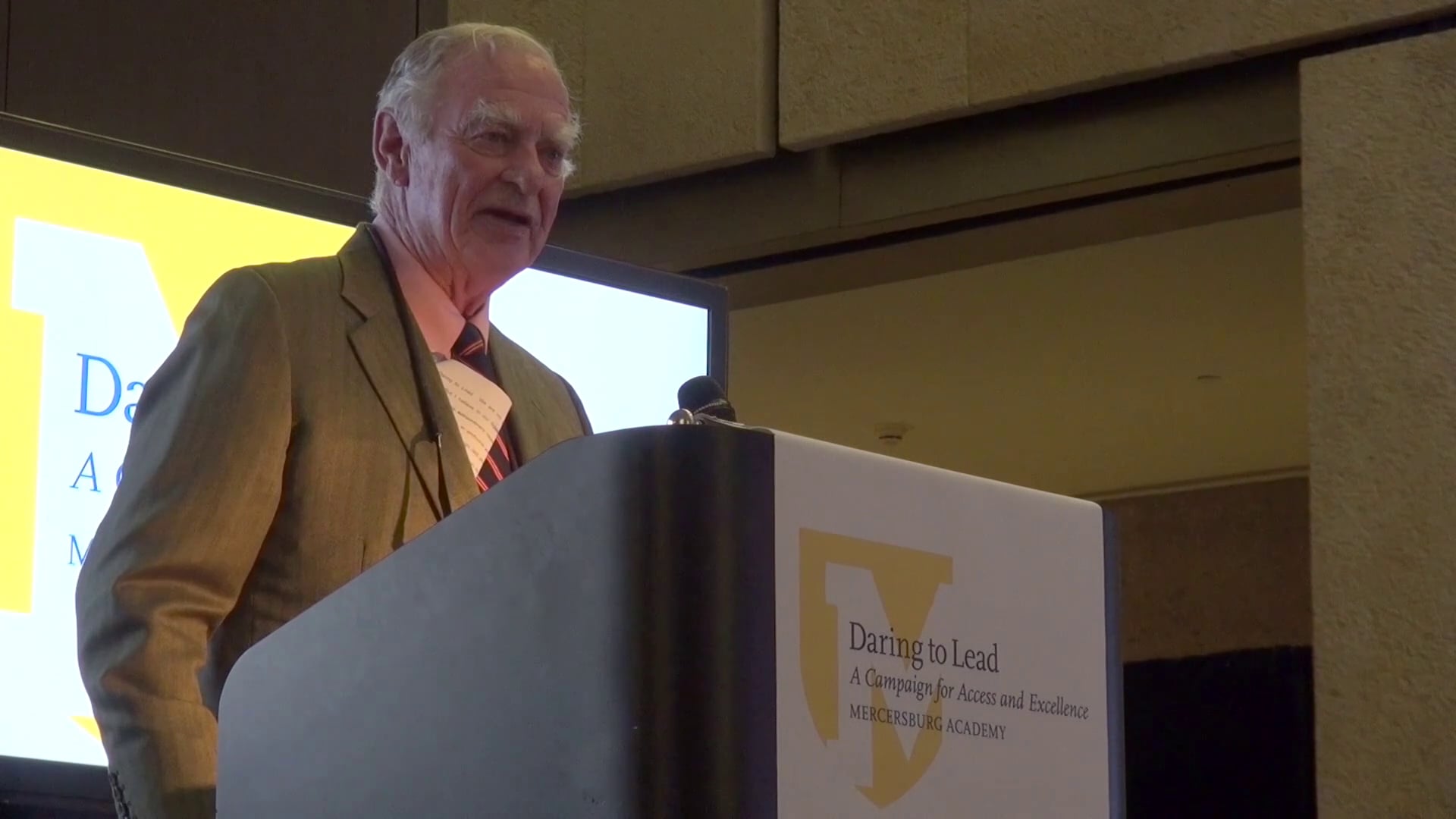 Gerry Lenfest '49 - Philadelphia Campaign Event on Vimeo