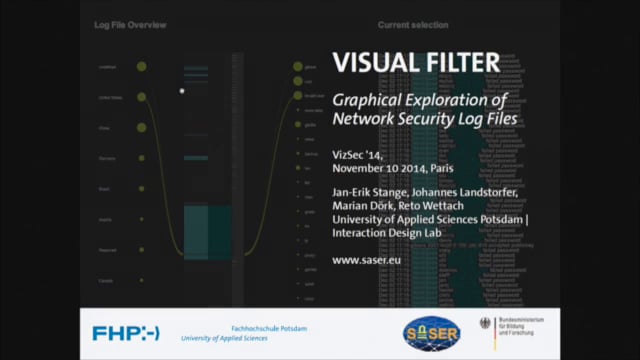 VizSec 2014: Visual Filter: Graphical Exploration of Network Security ...