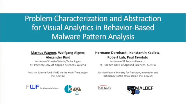 Vizsec 2014 Problem Characterization And Abstraction For Visual