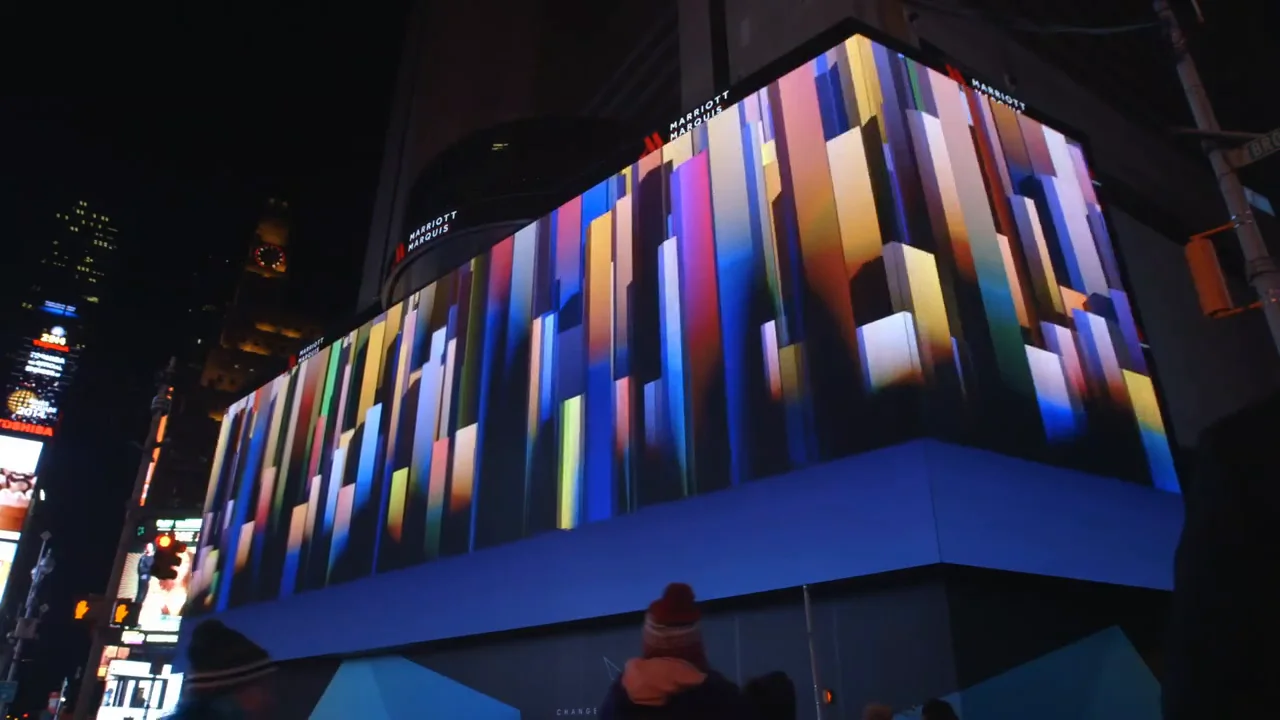 Times Square 4K Screen Launch, New York