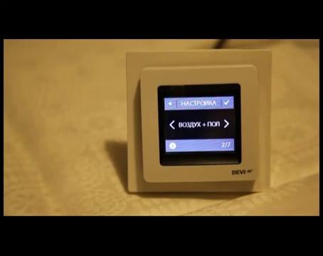 Обзор датского терморегулятора Devi Touch on Vimeo