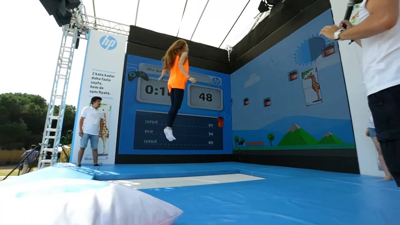 Interactive Trampoline / One Love Festival HP Area on Vimeo