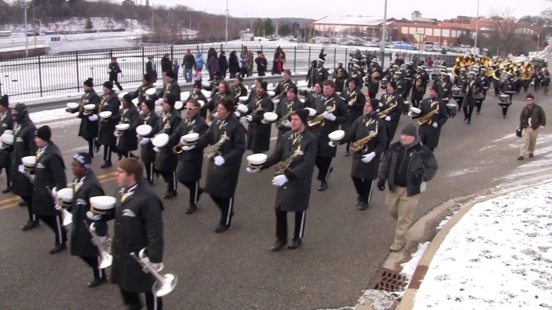 WMU Bronco Marching Band November 28, 2014 Video 3 of 6 March To Waldo ...