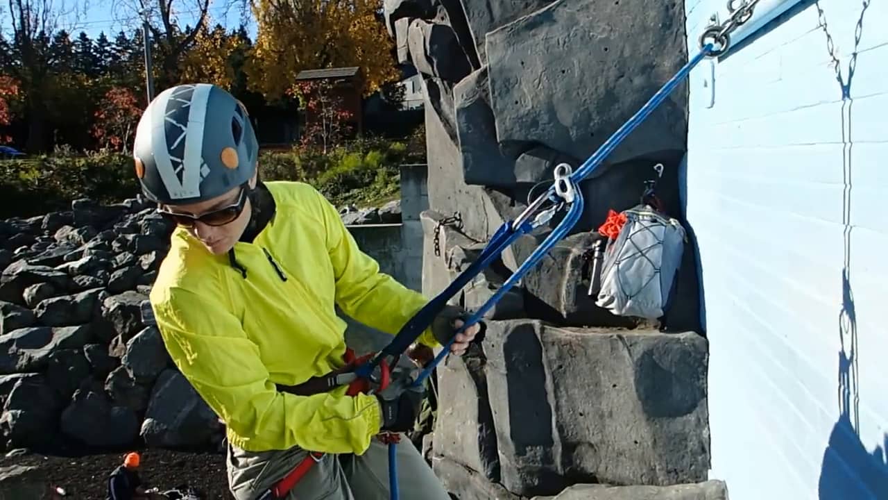 The Extended Rappel with an Autoblock on Vimeo