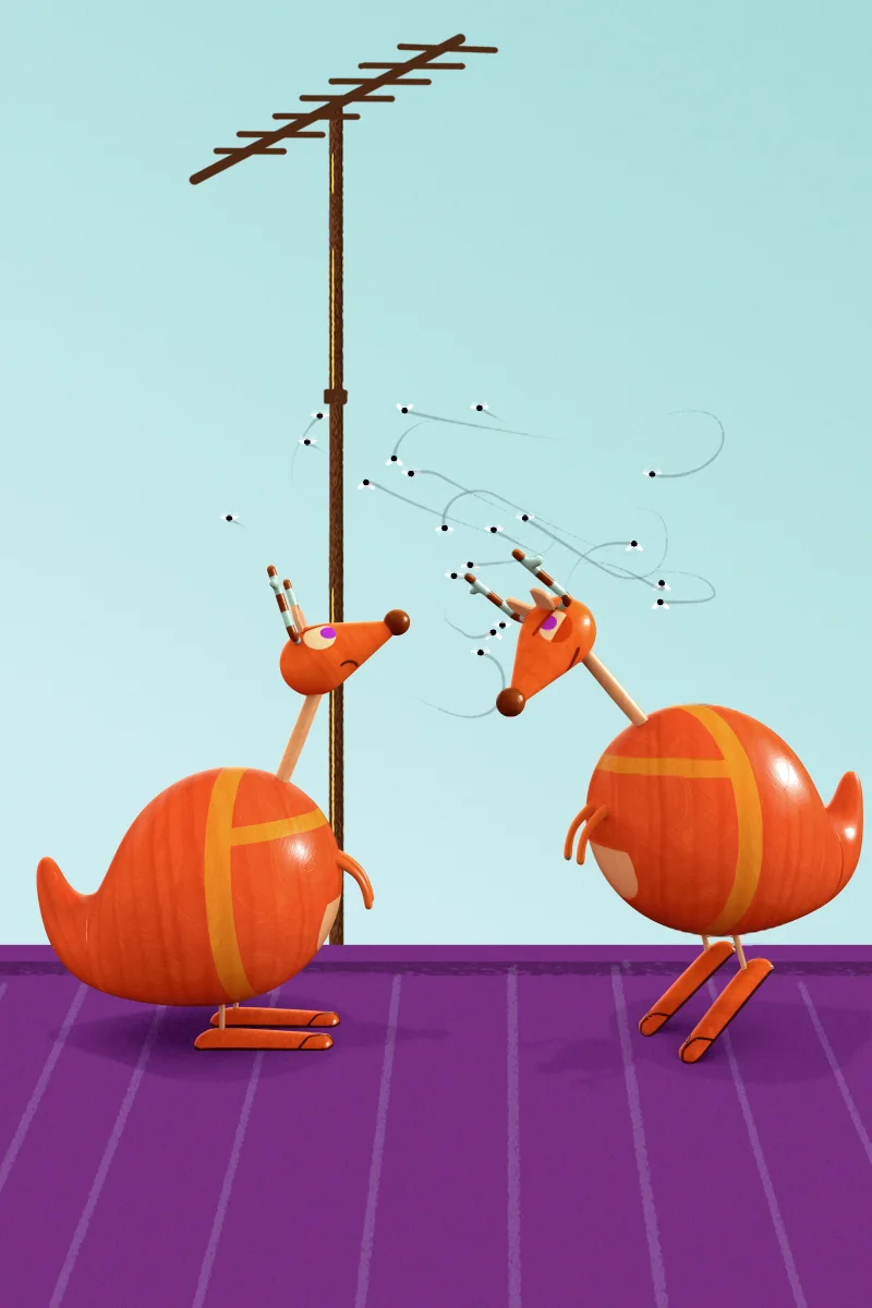 Telstra Store Xmas Installation - Roos on Vimeo