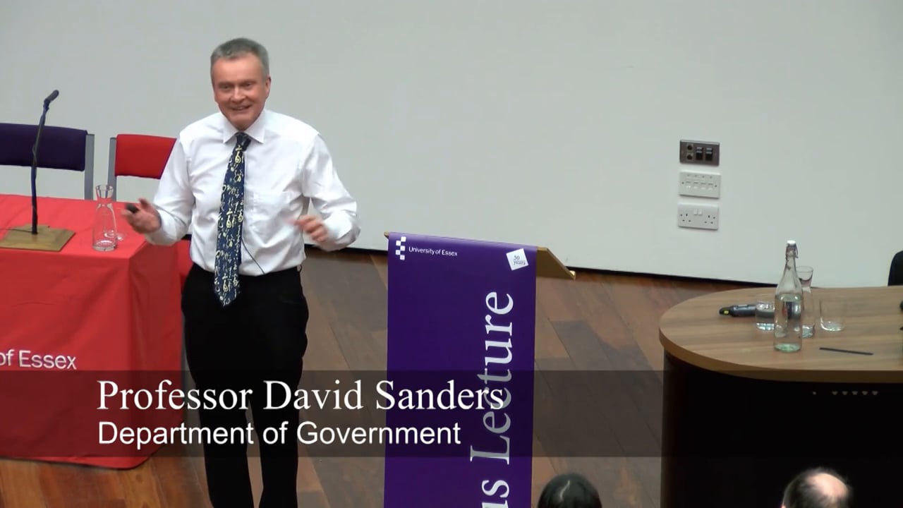 Professor David Sanders' Regius Professorship Lecture 2014 - Part 1 ...