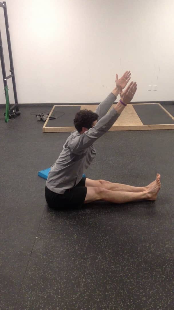 Seated Pike Stretch on Vimeo