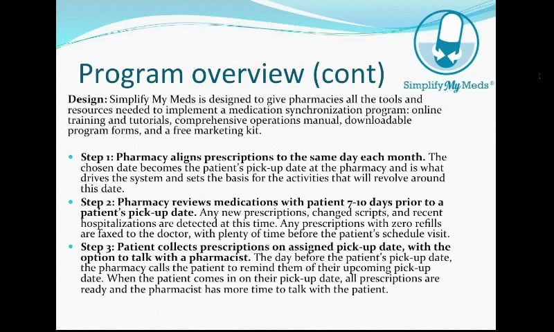 Getting Started How to Operationalize Your Med Sync Program Dec2014 on ...