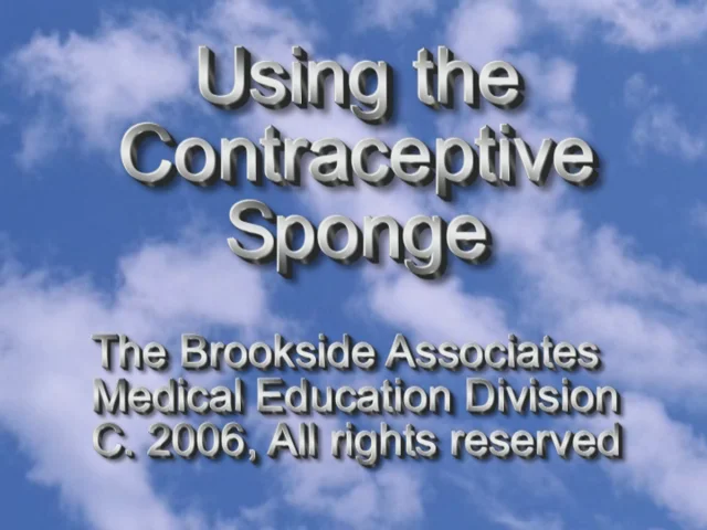 Contraceptive Sponge Insertion