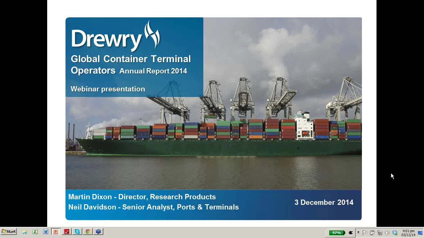 Global Container Terminal Operators Annual Review and Forecast Webinar ...