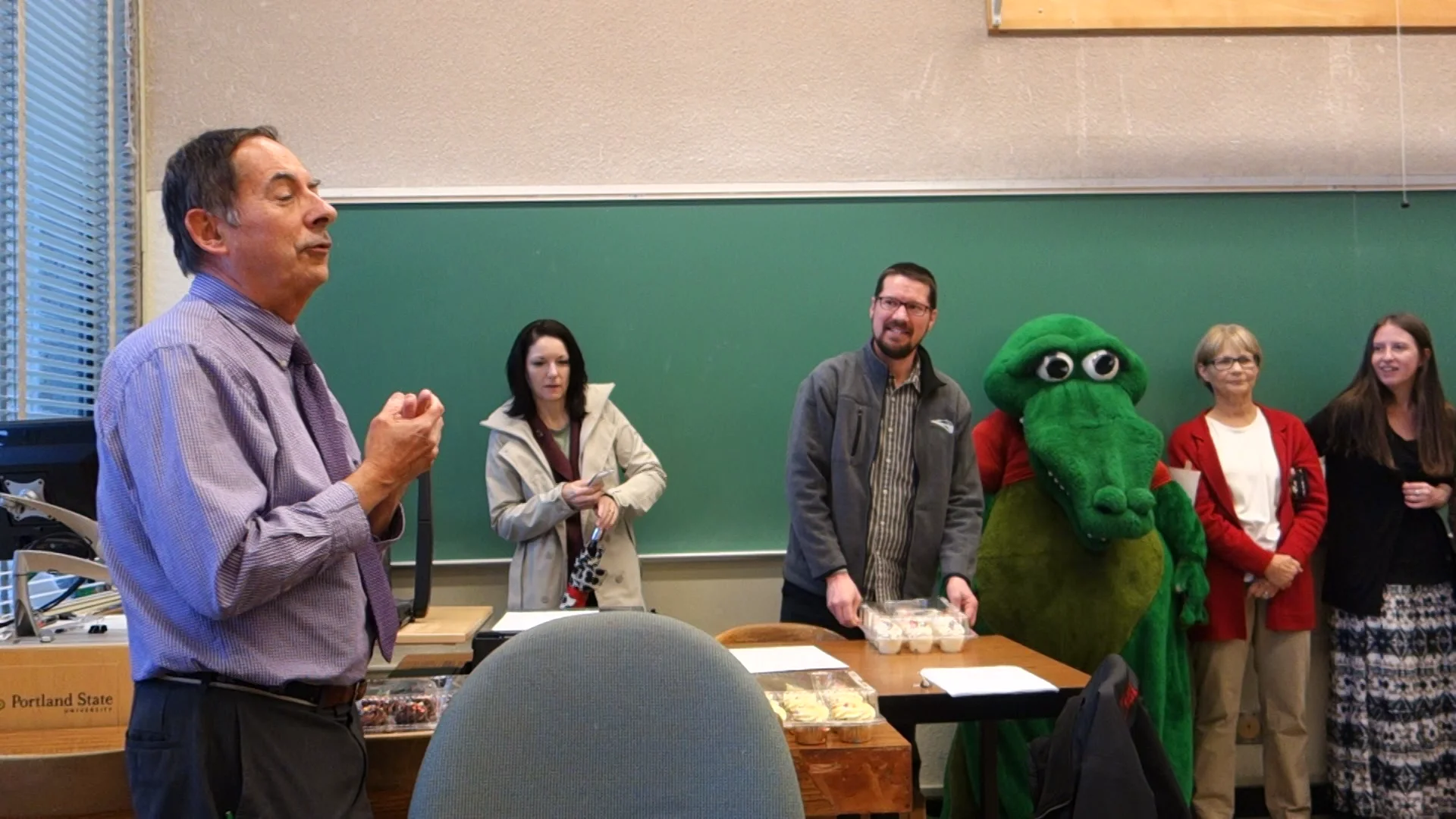 Professor Lockwood's Surprise Progressive Retirement Celebration! on Vimeo