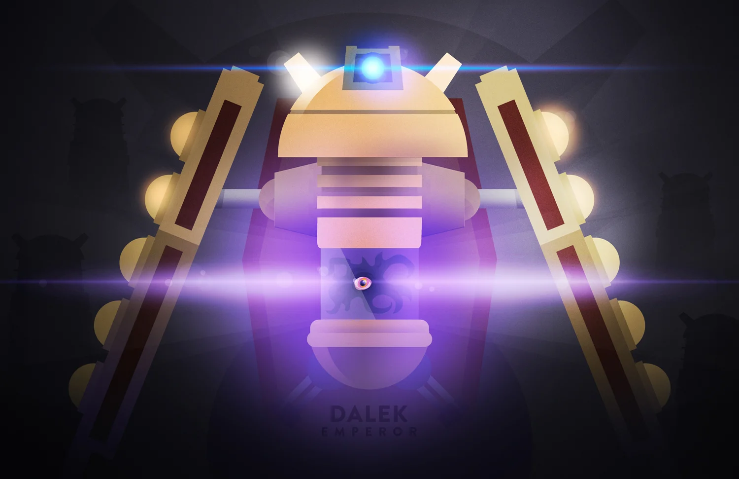Dalek Emperor - illustration process on Vimeo