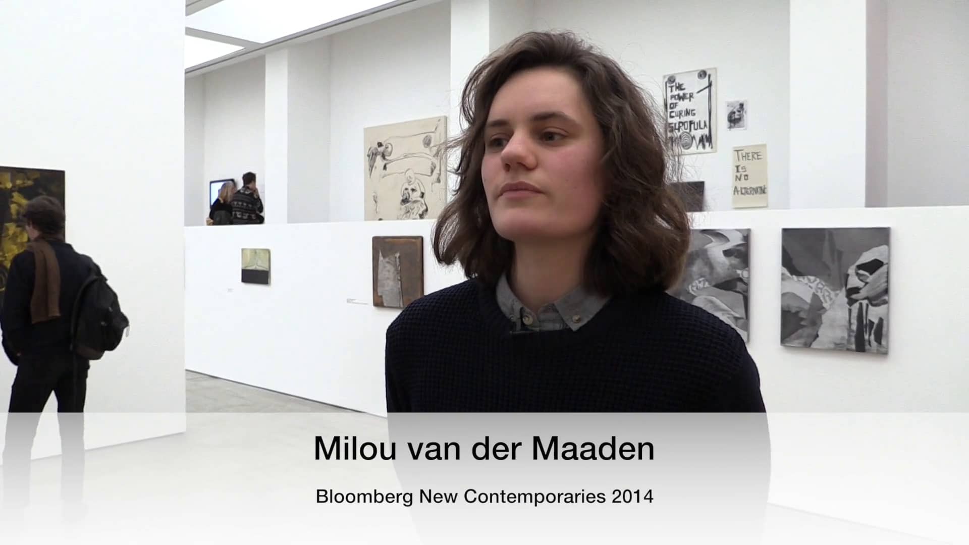 Milou van der Maaden, interview at Bloomberg New Contemporaries 2014 ...