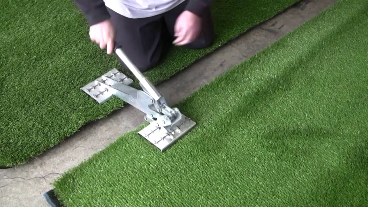 Install Artificial Grass Faster with Turf Puller on Vimeo