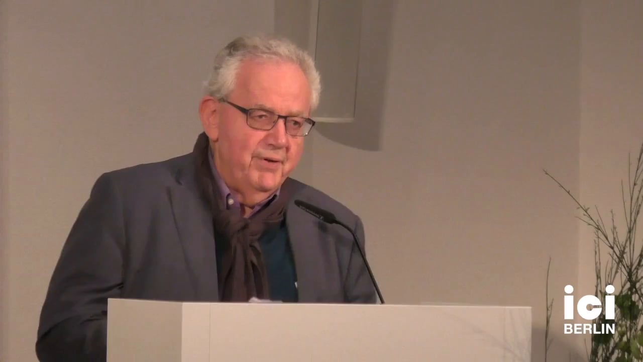 Samuel Weber - ICI Berlin