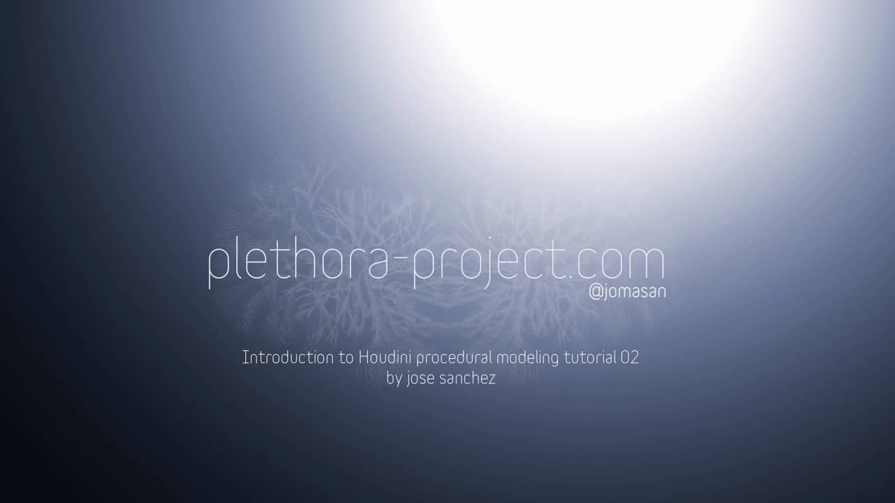 Introduction to Procedural Modeling in Houdini - Tutorial 02 on Vimeo