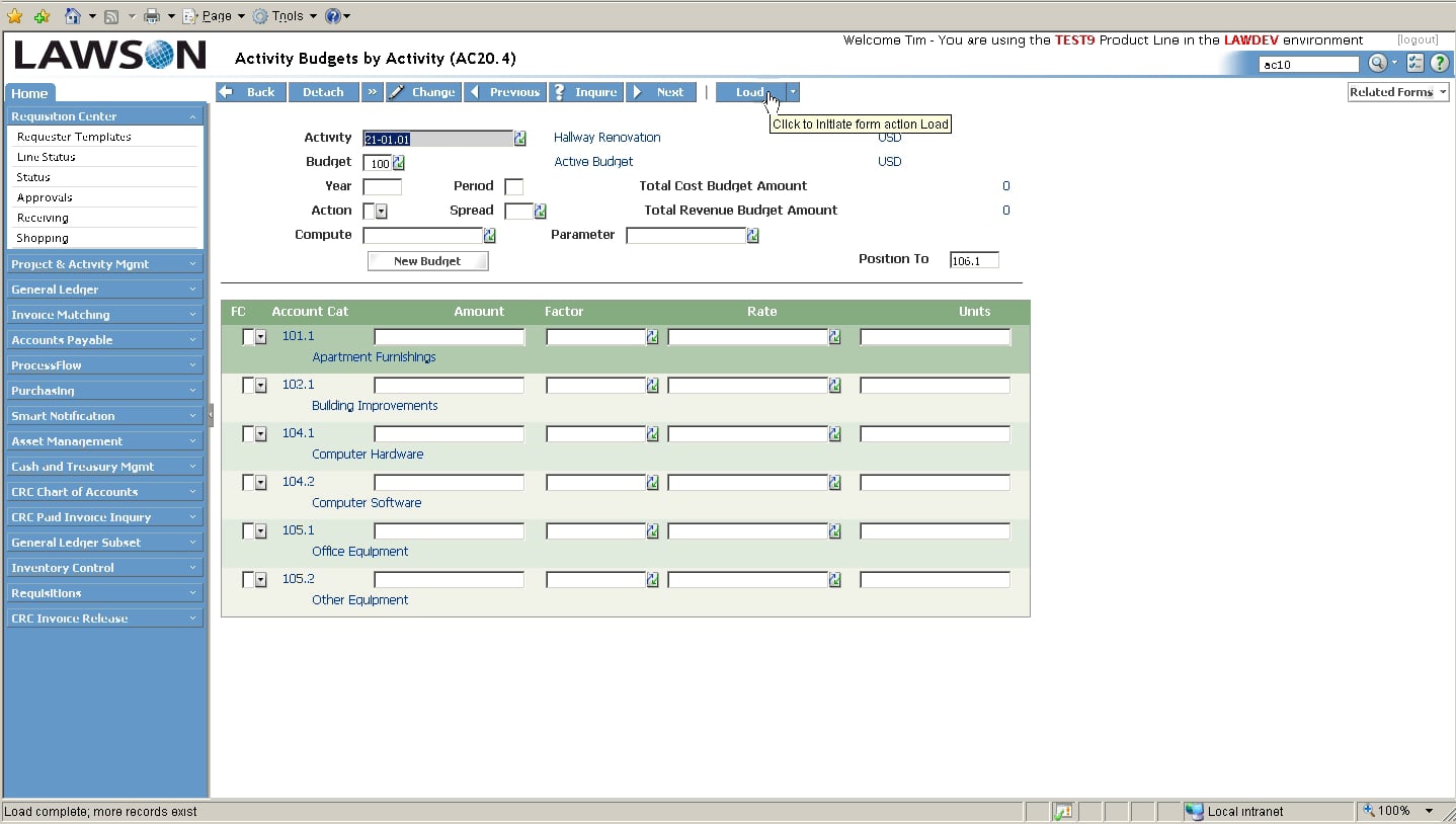Lawson-AC (Activity) - Lawson-AC #4: AC10 - Budget on Vimeo