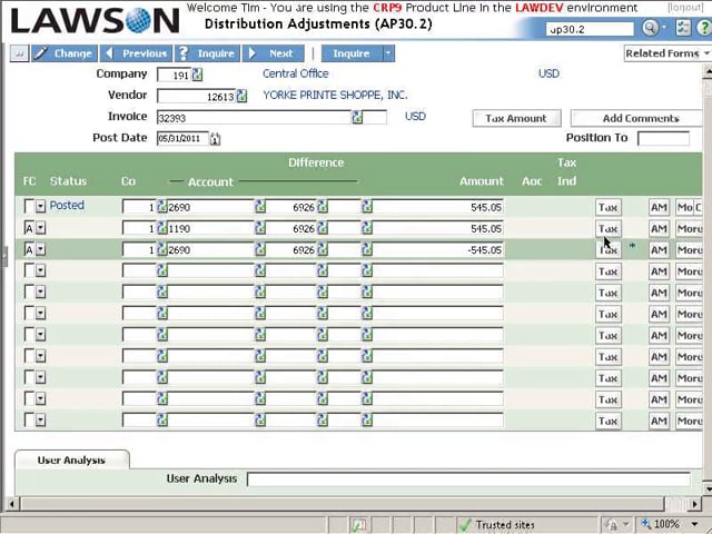 Lawson-AP (Accounts Payable) on Vimeo