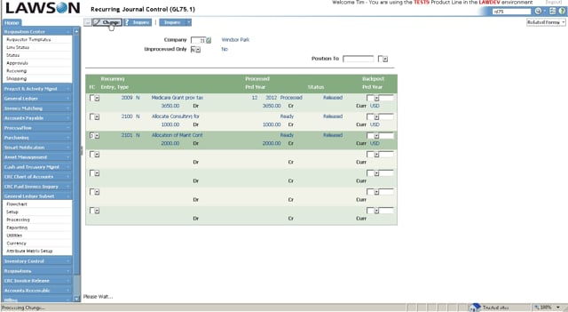 Lawson GL General Ledger On Vimeo
