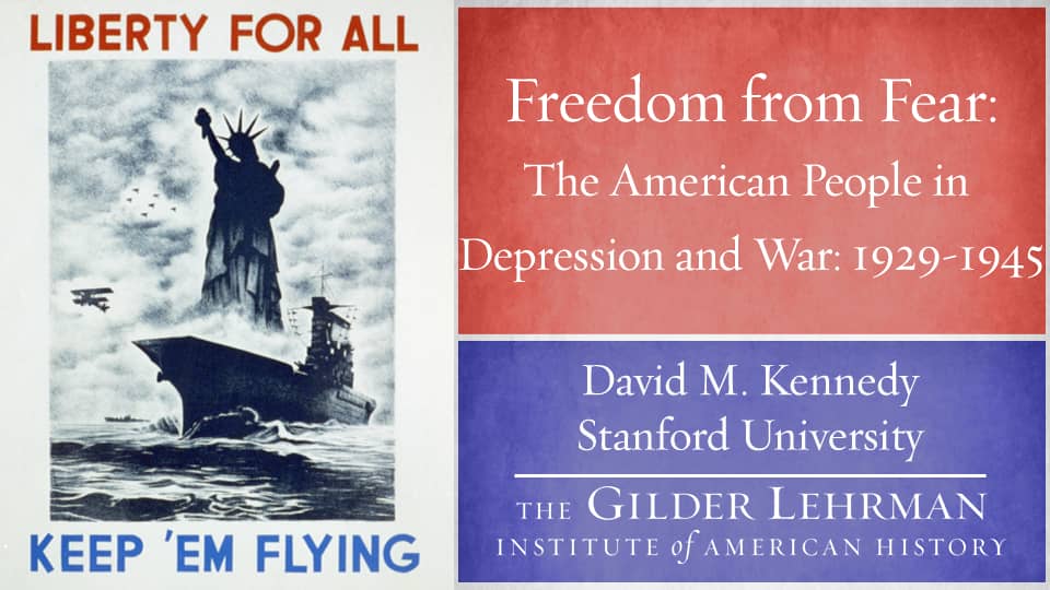 David M. Kennedy: Freedom From Fear: The American People in Depression ...