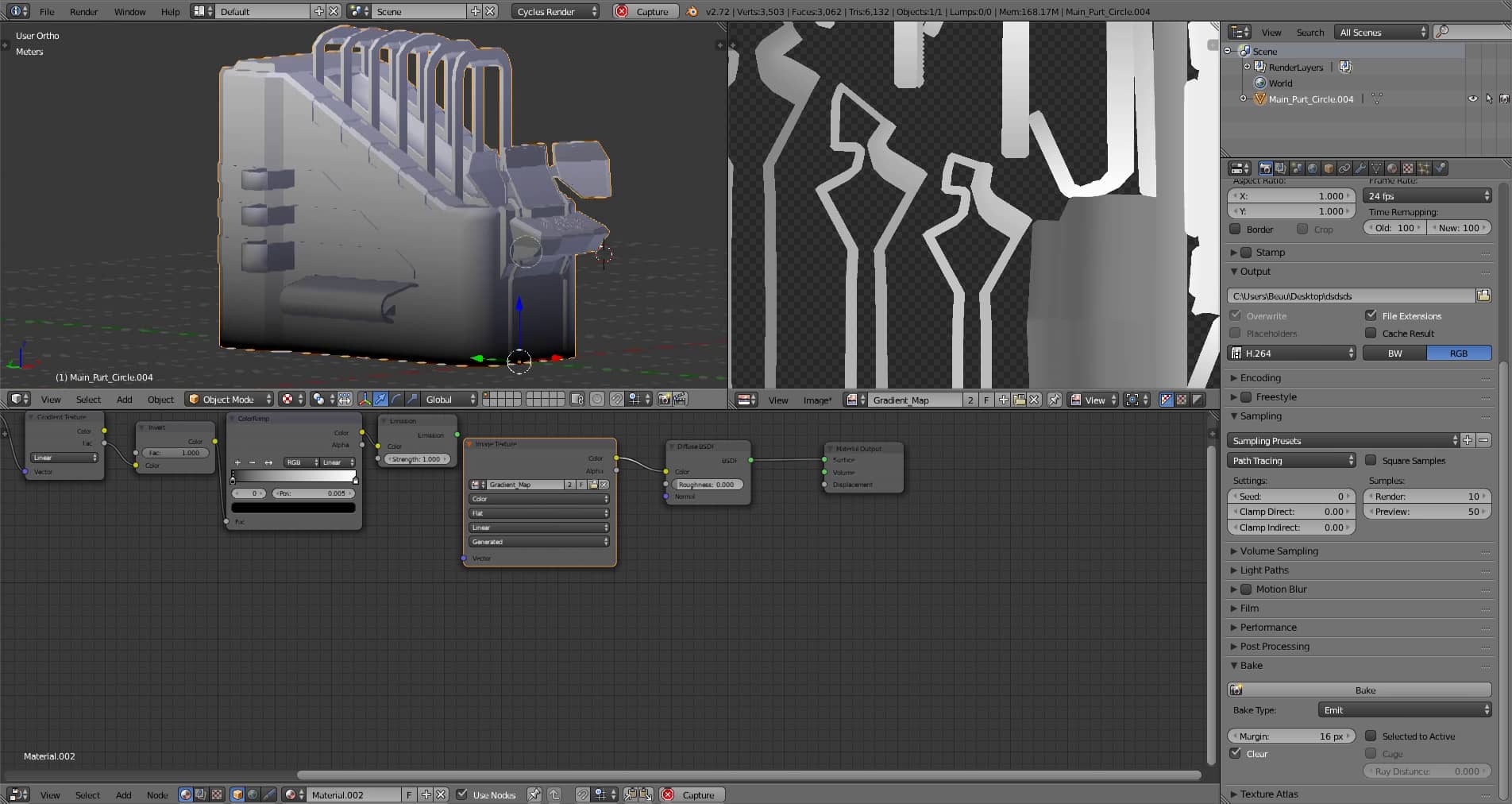 Creating a gradient map in Blender 2.7+ {Quixel Suite - dDo} on Vimeo