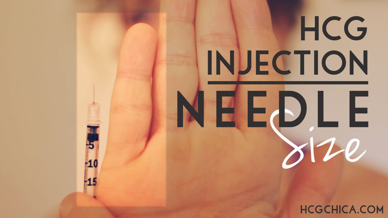 What the Needle of an hCG Injection Looks Like
