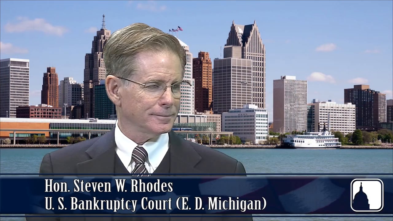 Judge Rhodes Reflects on Detroit Case on Vimeo