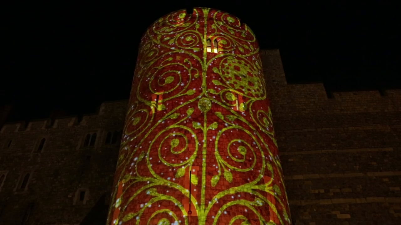Windsor Castle - Projection for Christmas - MUTE on Vimeo